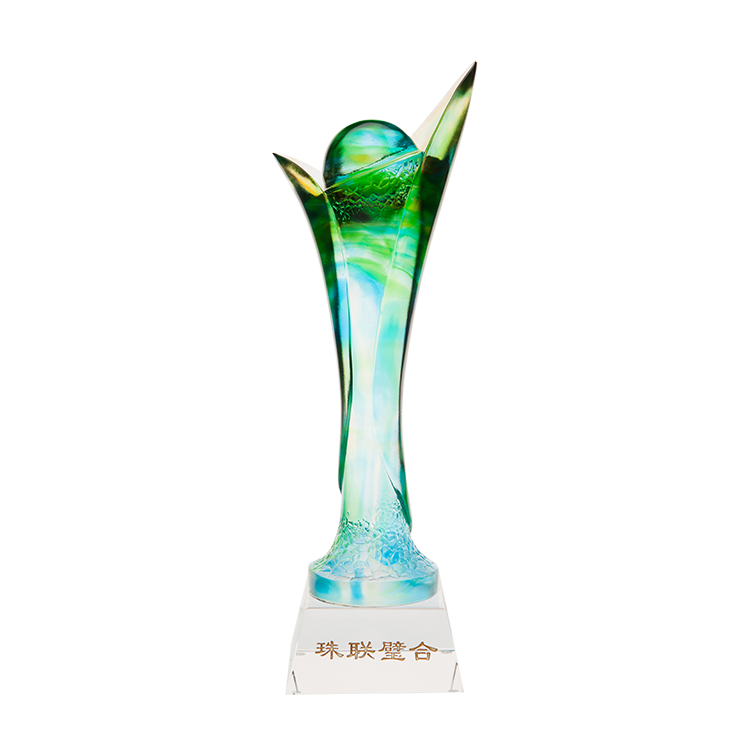 outstanding employee company anniversary award trophy